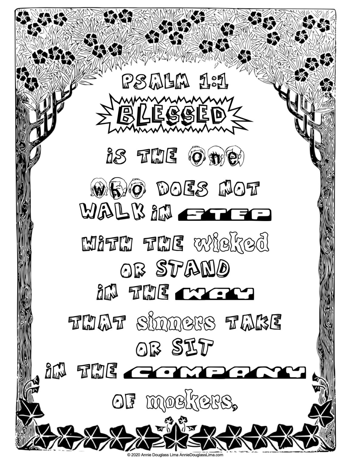 Psalm 1 1 3 Annie Douglass Lima
